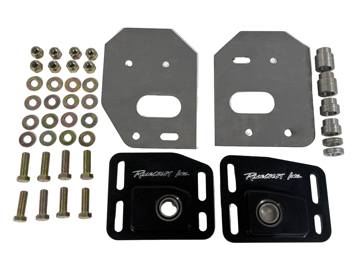 Racecraft Elite X 1979-1993 Mustang Billet Aluminum Camber Plates – Tin ...