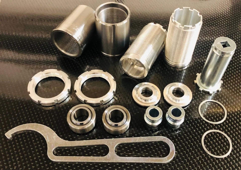 HCD adjustable strut cups – Tin Soldier Racecars